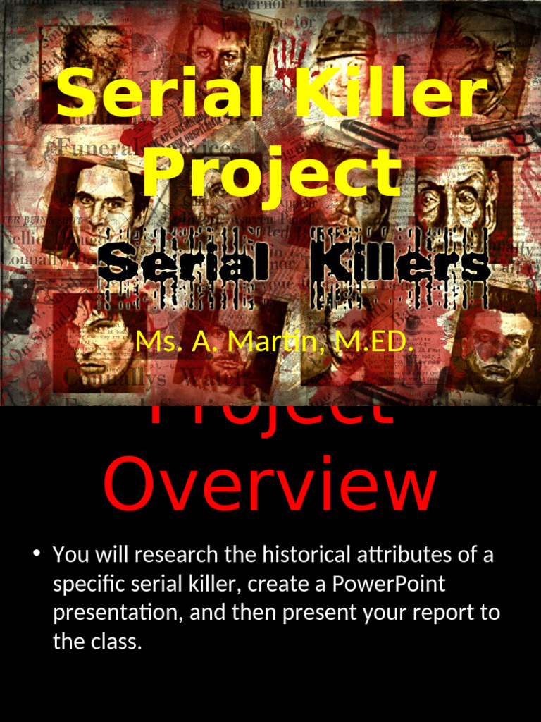 Serialkillerproject | PDF | Serial Killer | Murder