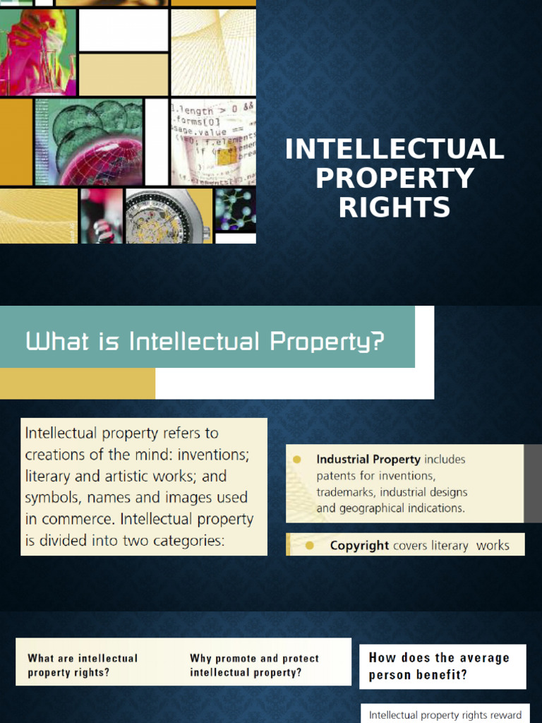 Understanding Intellectual Property Rights | PDF