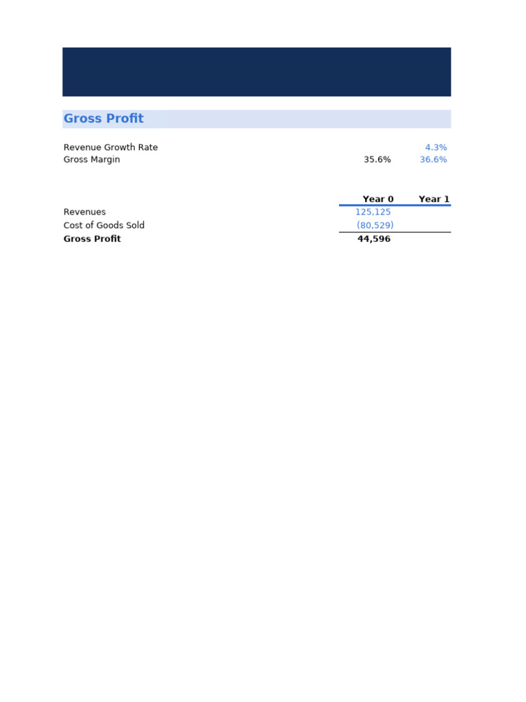 Integrated FS Model Module 2 Exercise File 4 | PDF