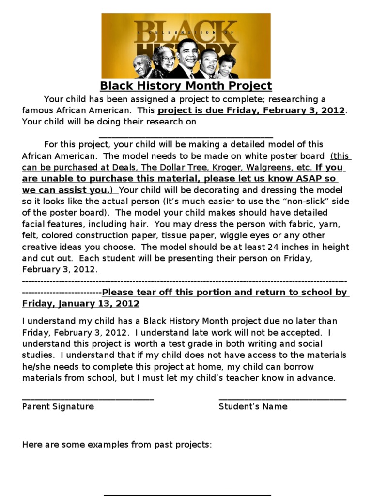 Black History Project | Download Free PDF | Cognition