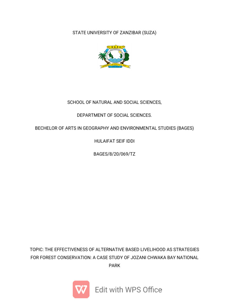 format research | PDF | Statistics | Conservation Biology