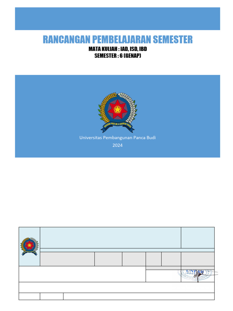 RPS IAD, ISD, IBD Terbaru 2024 Abdurrasyid | PDF | Karier & Perkembangan