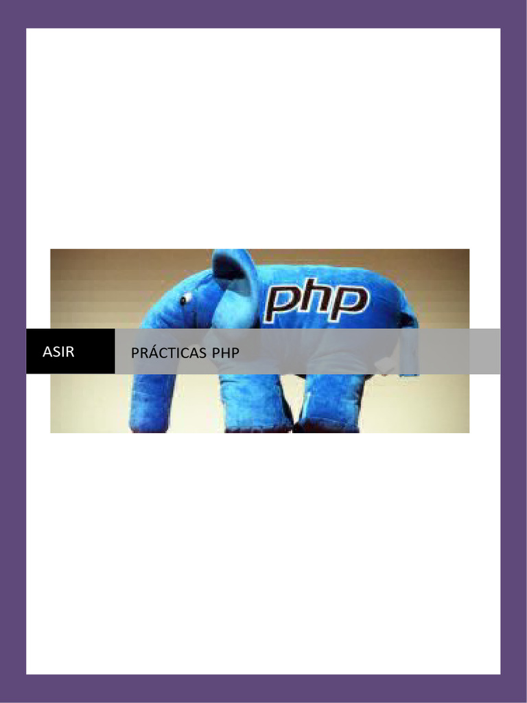 PRÁCTICAS PHP-alumnos Plataforma | PDF | Archivo de computadora | Cadena (informática)
