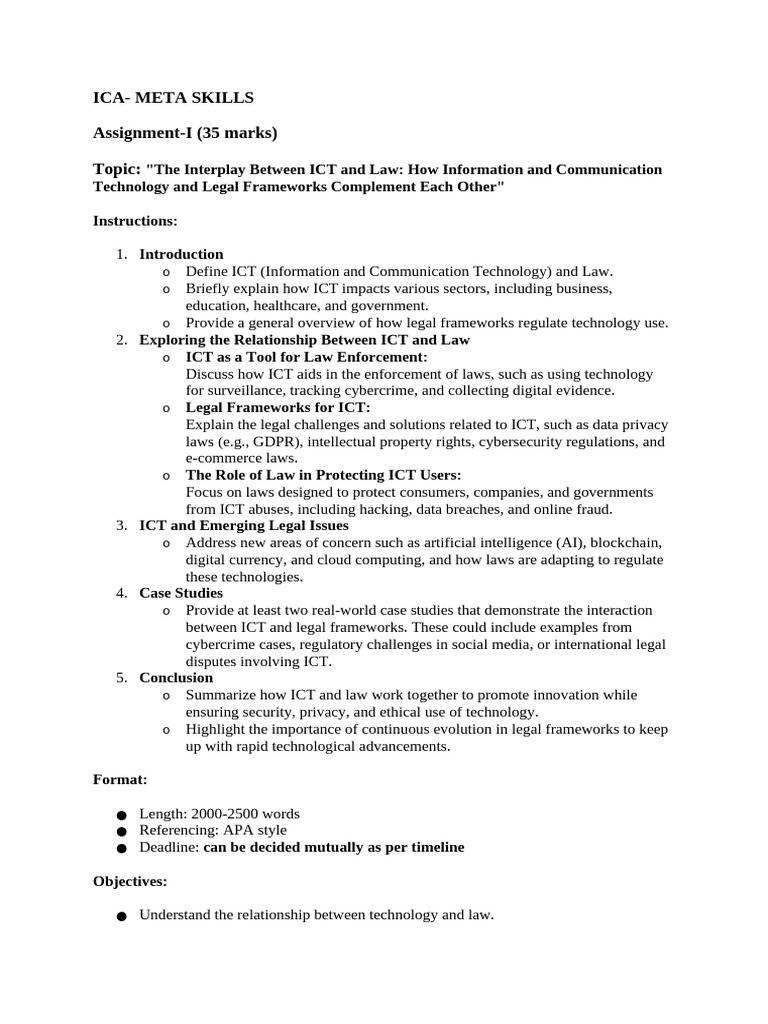 Assignments Meta Skills | PDF | Information And Communications Technology | Computer Security