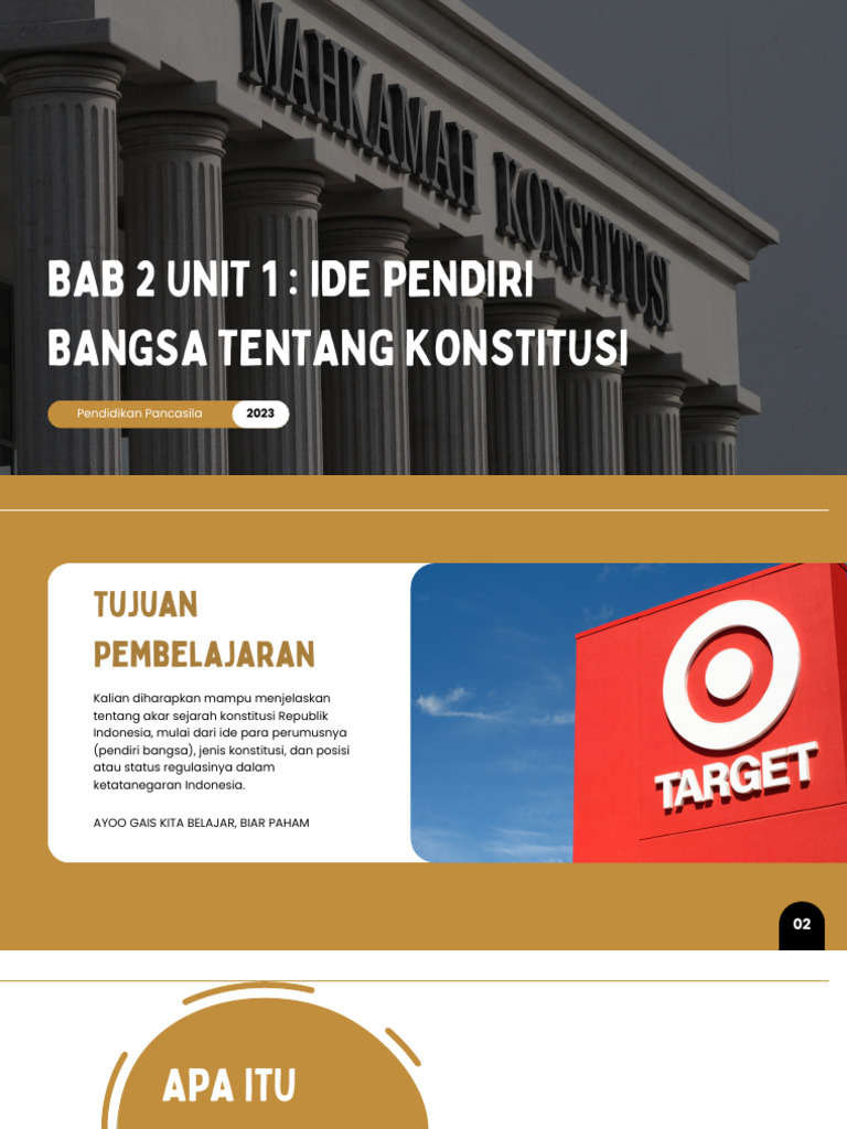 Bab 2 Unit 1 Ide Pendiri Bangsa Tentang Konstitusi | PDF