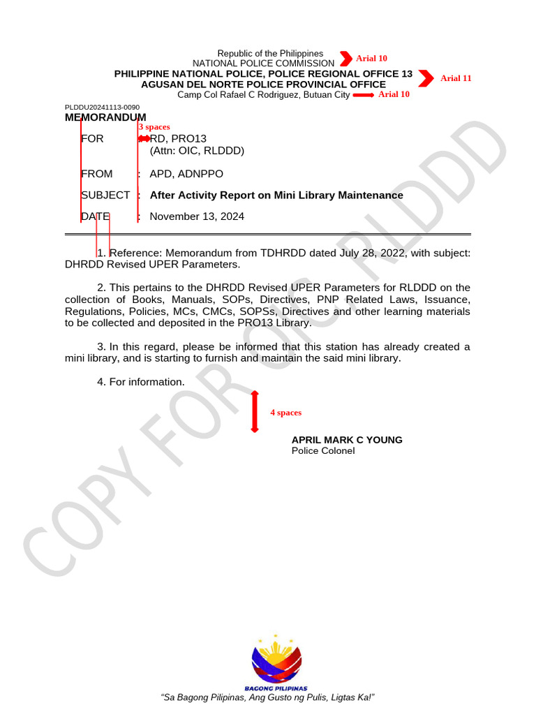 New Format Guiedlines of All Report To Be Submitted | PDF | Law ...