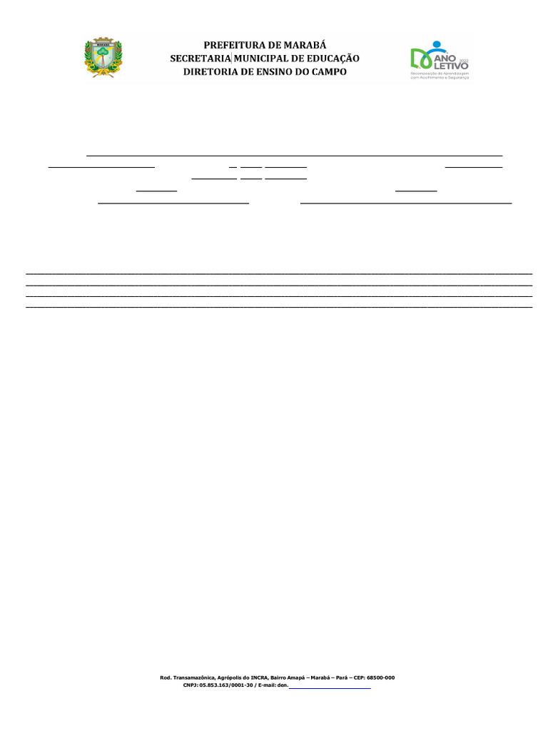 Plano de Aula - Prencher - Regular | PDF | Lição