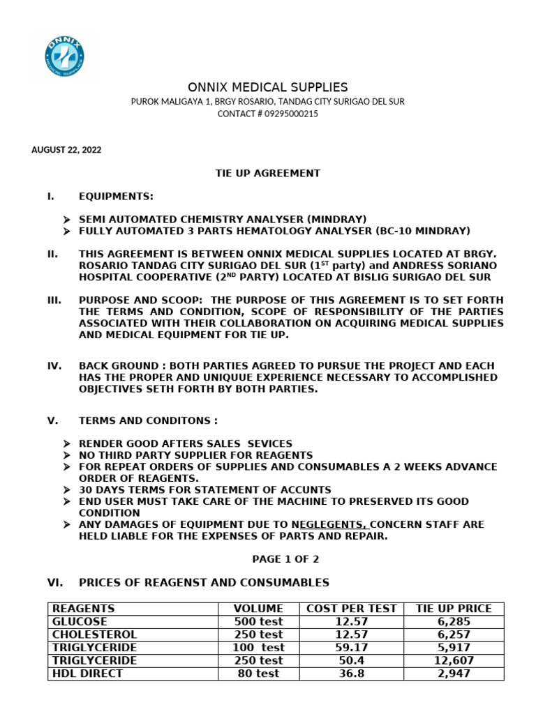 Prepared For CIB Lab Siargao | PDF