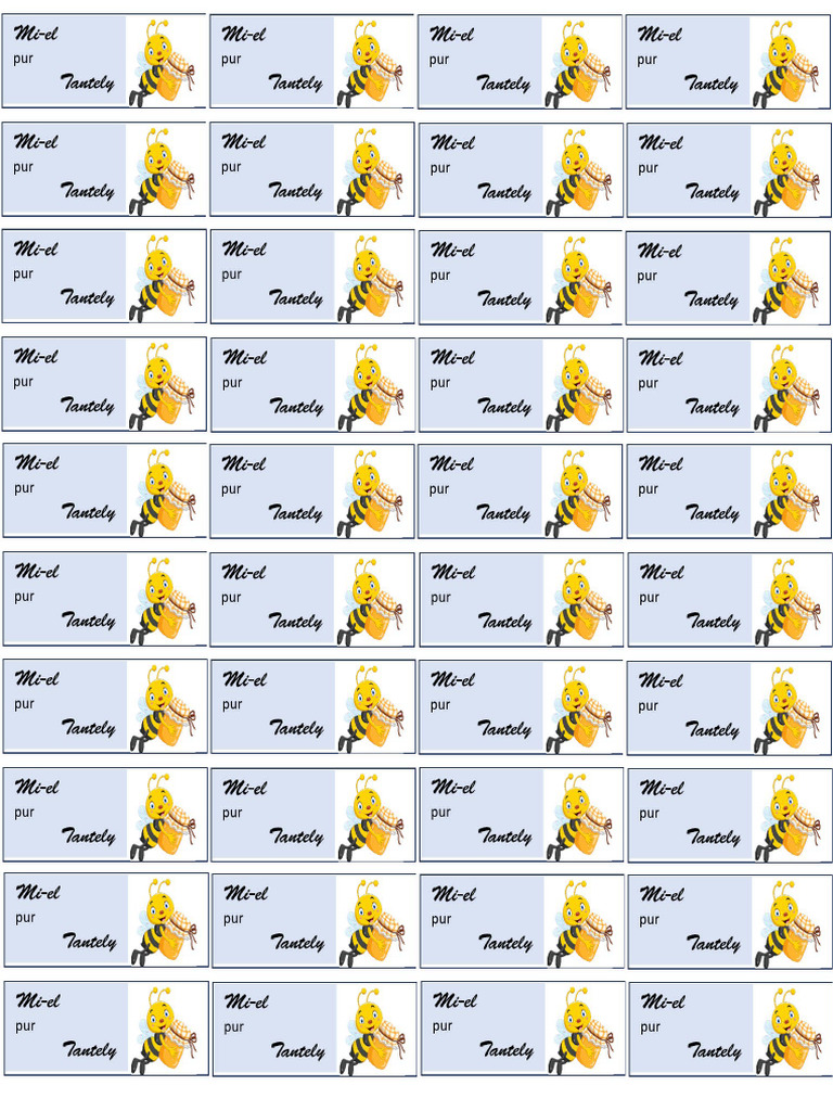 Miel Pur Tantely | PDF