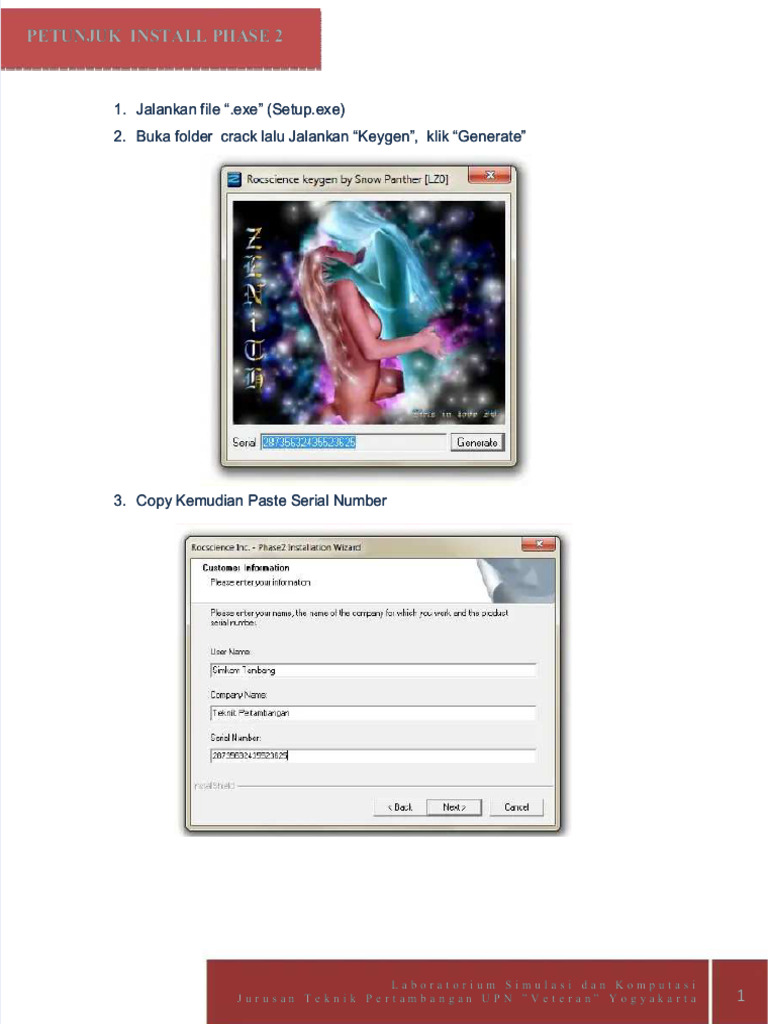 PDF Petunjuk Instalasi Phase 2 - Compress | PDF | Information Retrieval | Utility Software