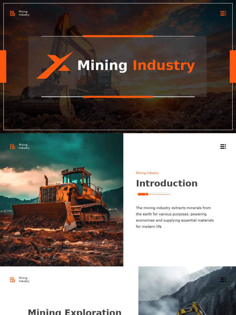 SlideEgg 300831-Mining Industry | PDF | Mining | Sustainability