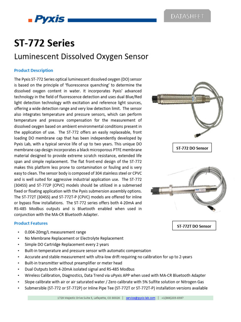 Industrial DO Sensor Guide | PDF | Sensor | Calibration