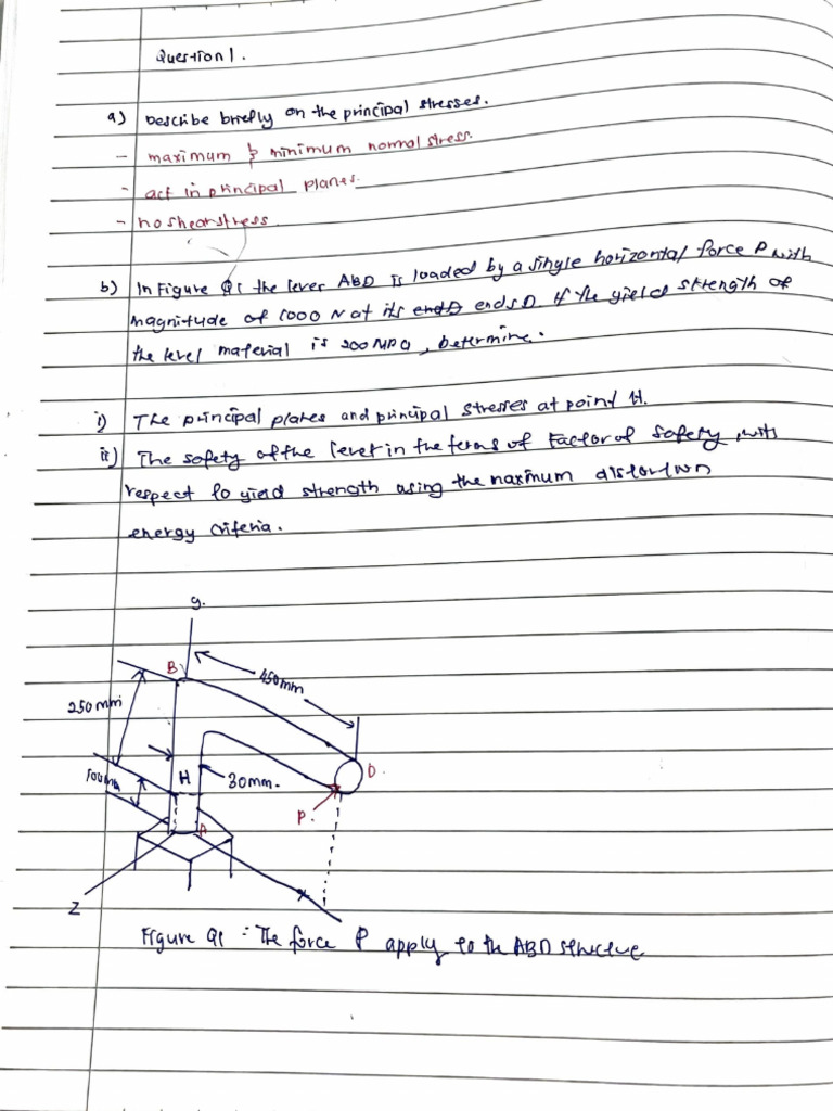 Assignment Combined Loading (2200164 Fatin) | PDF