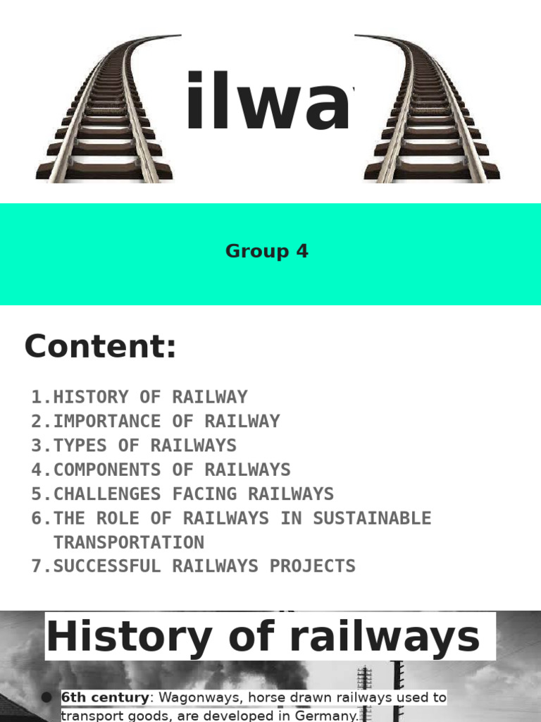 Railway | PDF | Rail Transport | High Speed Rail