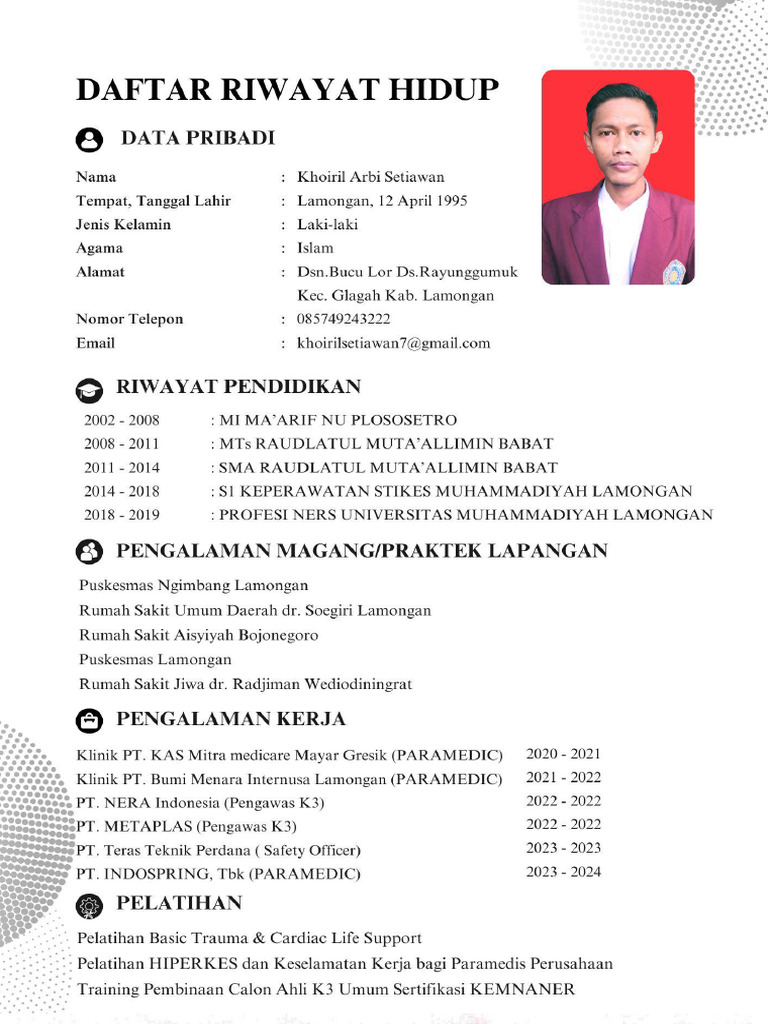 ARBI CV 2024 - Fauzi | PDF