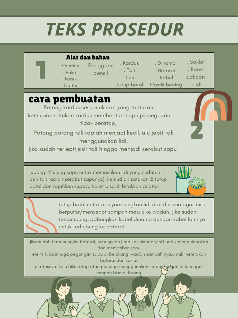 Poster Pendidikan Menulis Teks Eksposisi Hijau Ilustrasi PDF | PDF ...