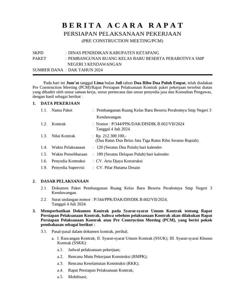 Ba PCM SMP 3 Kendawangan | PDF