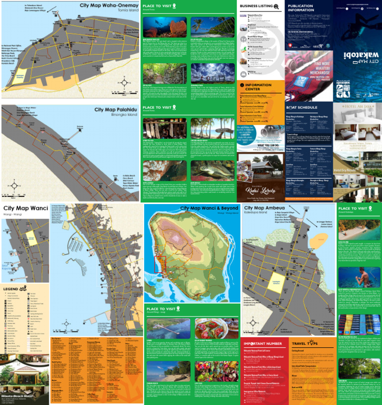 Wakatobi - City Map | PDF | Oceanography