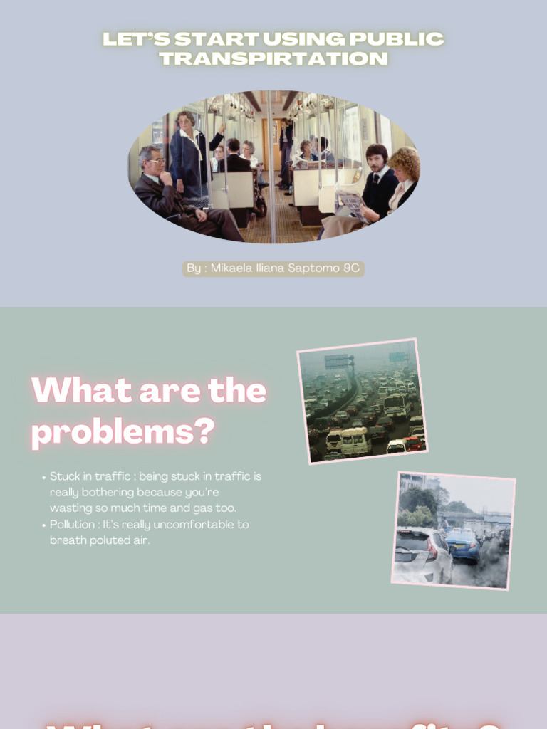 The Importance Of Public Transportation | PDF