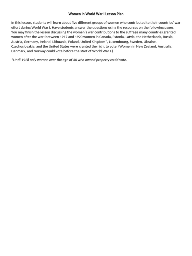 Women in War | PDF