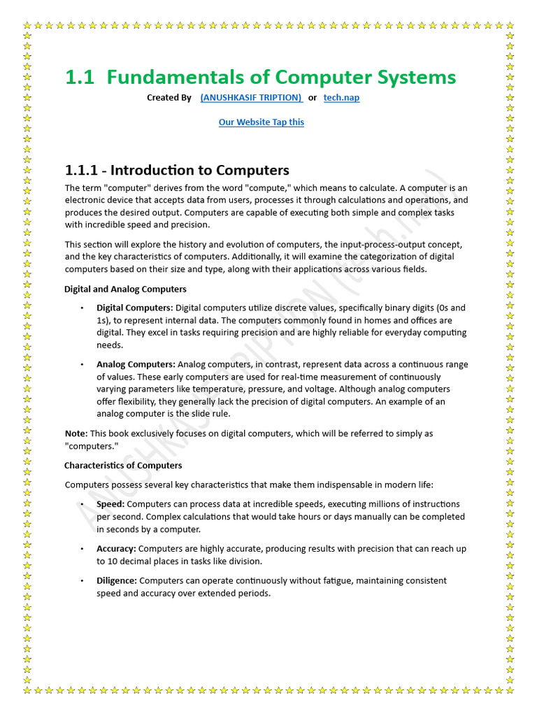 cit-1.1 | PDF | Central Processing Unit | Computer Data Storage