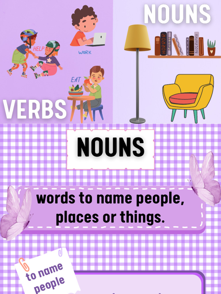 P1 - English - Verb and Noun | PDF