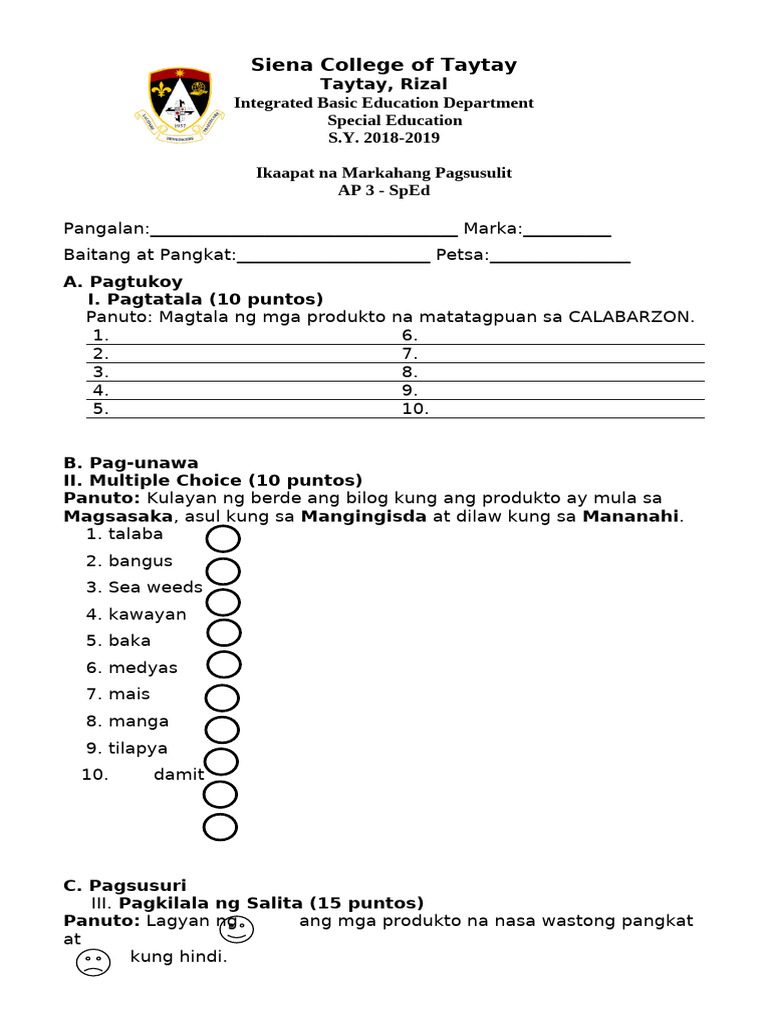 AP 3 4th Quarter | PDF