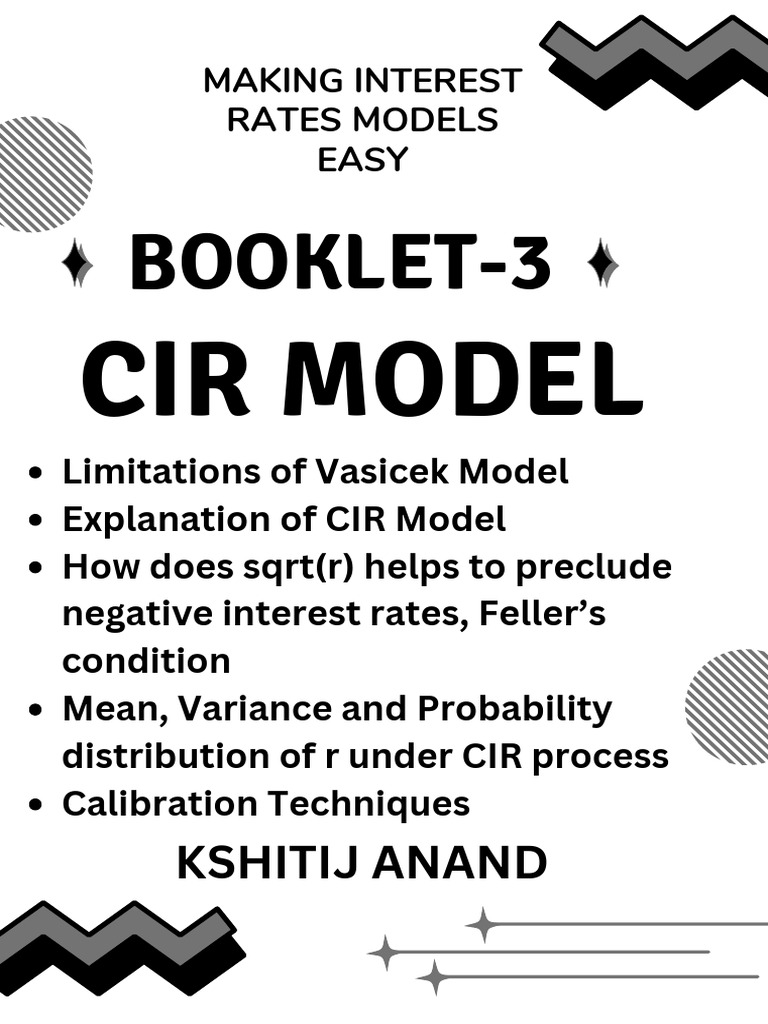 CIR Model for Interest Rates by Kshitij Anand | PDF