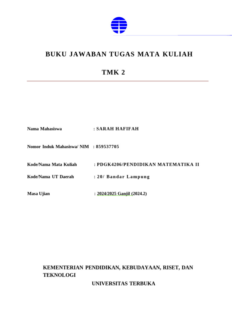 BJT Tugas 2 MTK | PDF