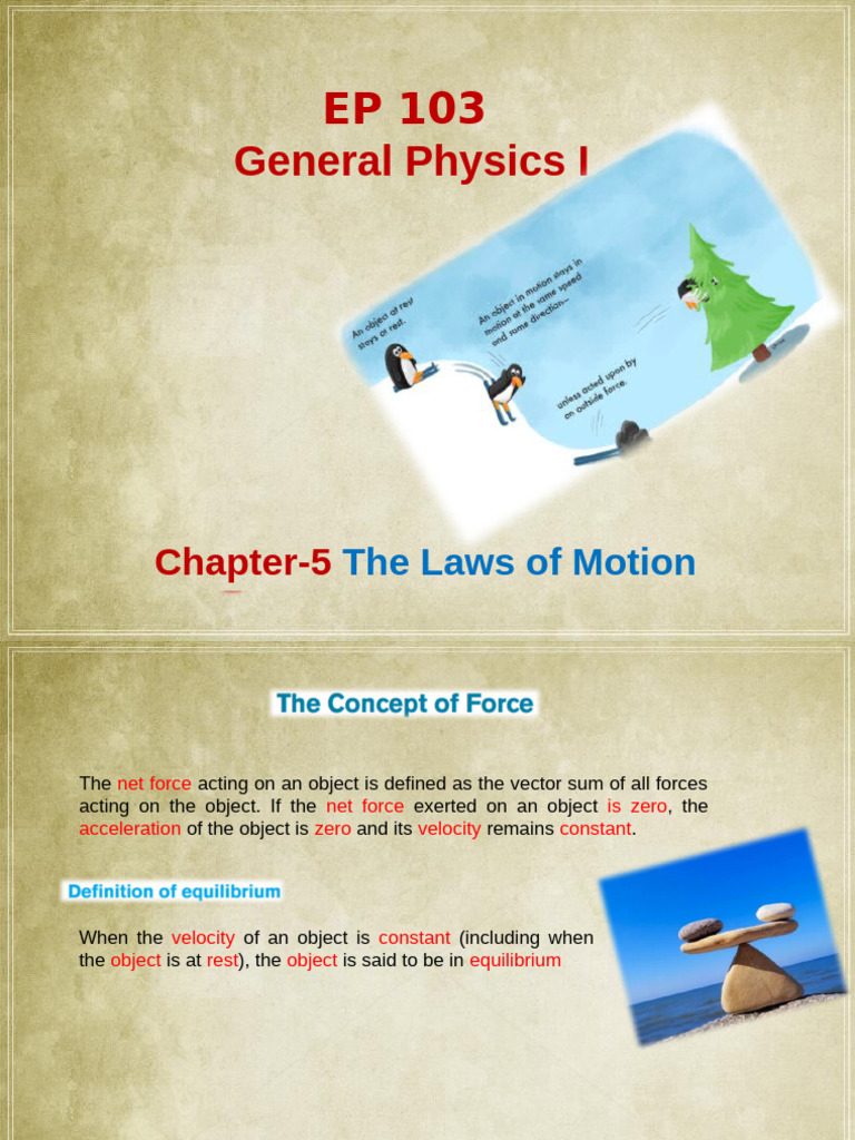 Laws of Motion in General Physics | PDF | Force | Friction