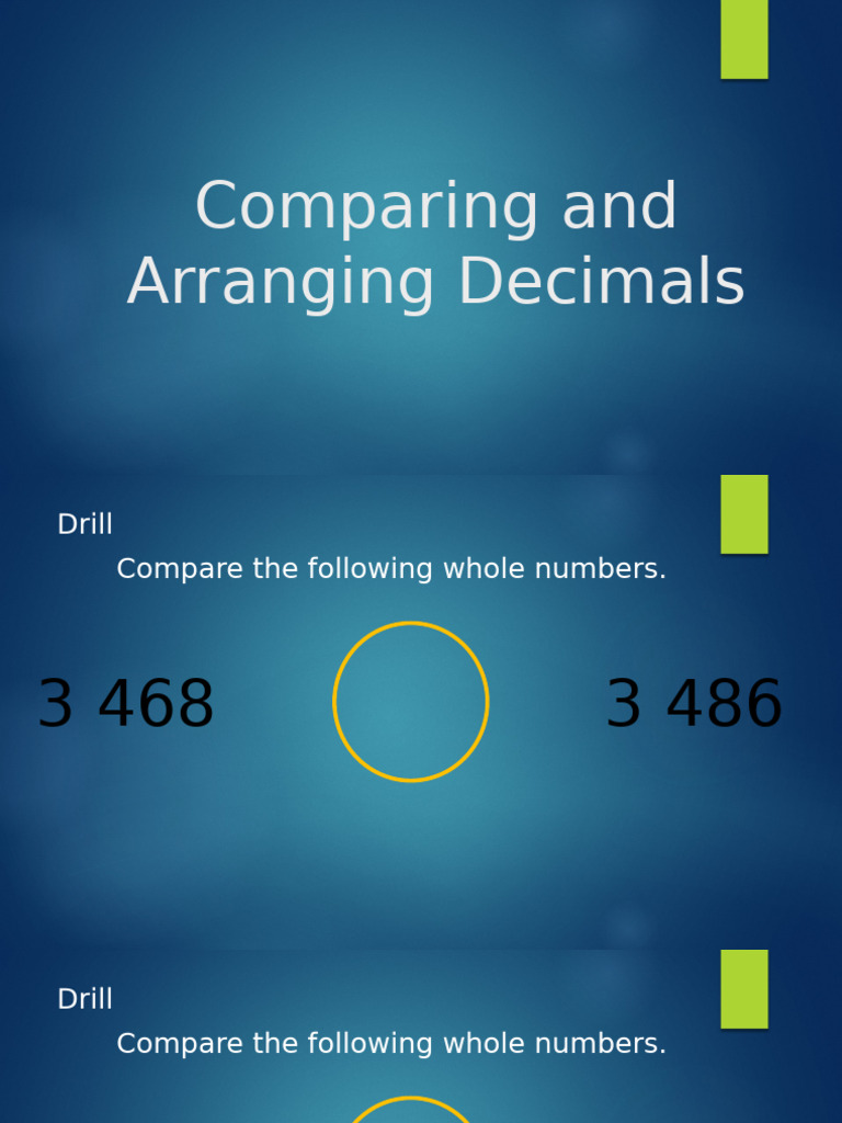 Arranging Decimals: Worksheets Guide | PDF | Arithmetic | Mathematical ...