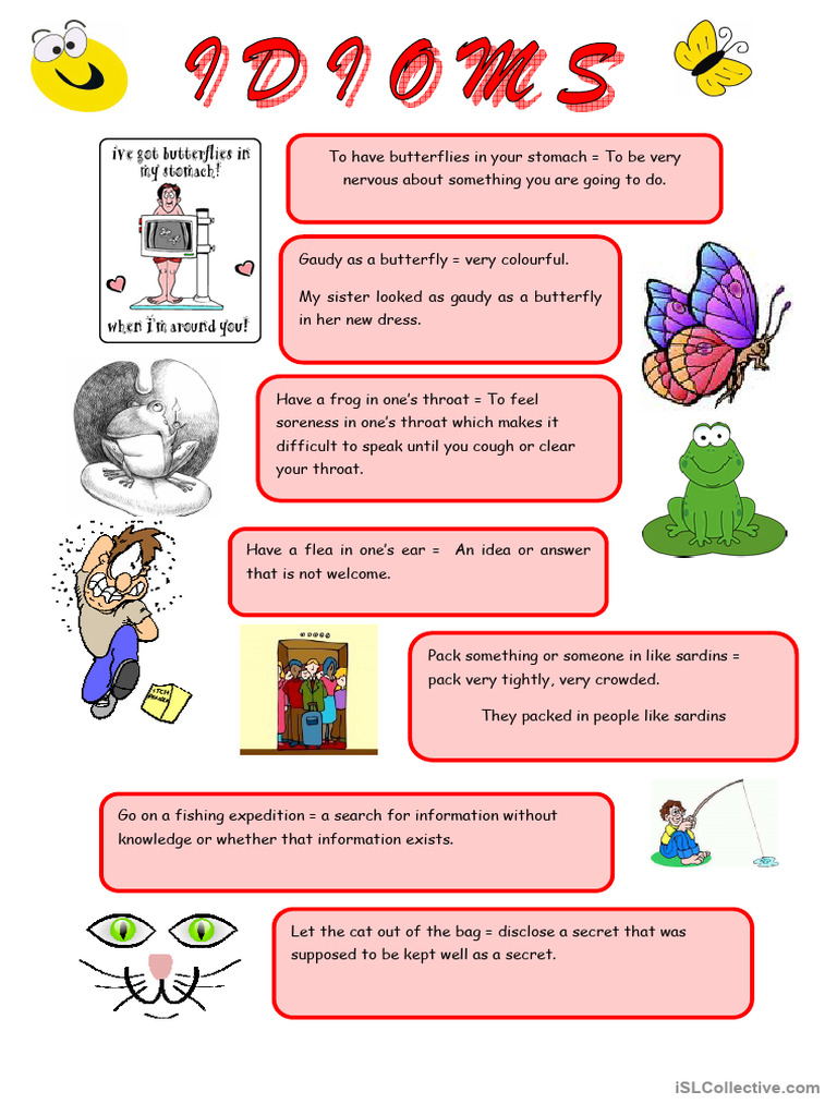 Common Idioms and Their Meanings | PDF | Foreign Language Studies
