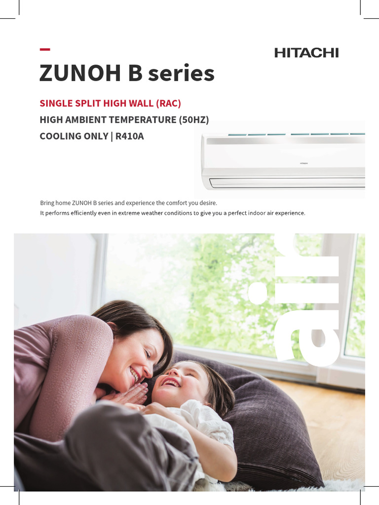 Hitachi - Series B Brochure - UAE | PDF | Manufactured Goods | Heat ...