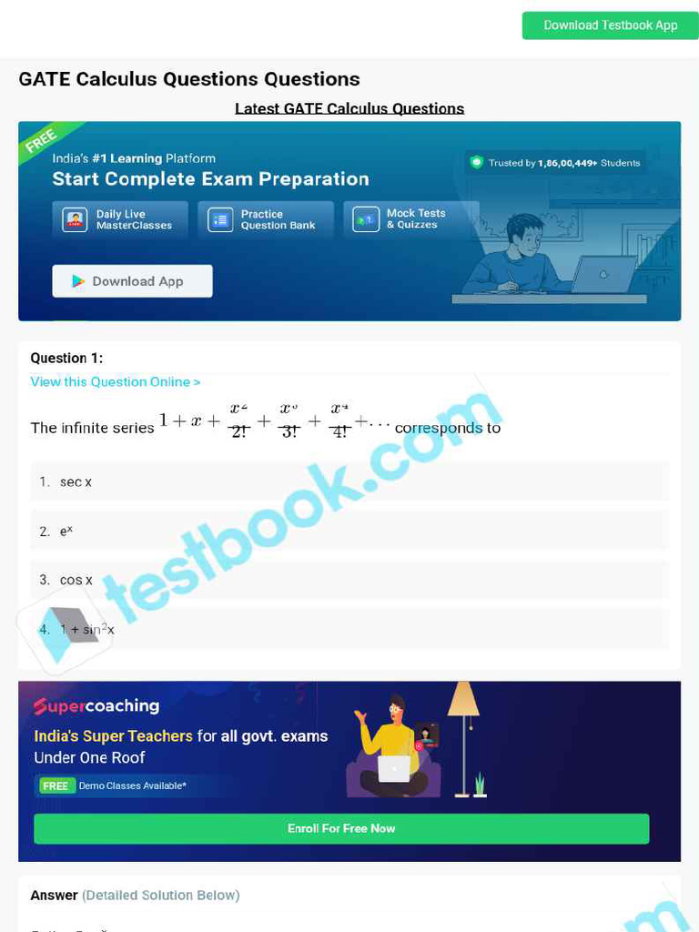 Gate Calculus Questions 63a3fc4f62544a6a7ad5b0bb | PDF