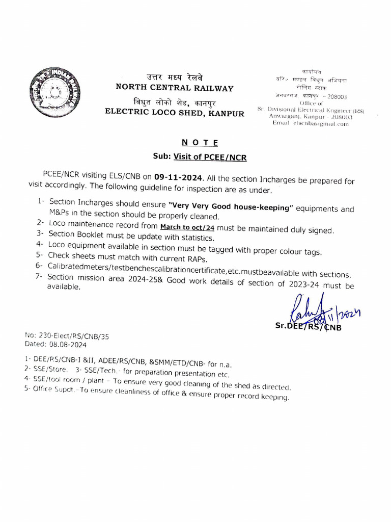 PCEE NCR SIR VISIT 08-Nov-2024 13-53-54 | PDF