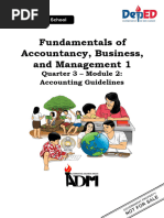 Fabm 2 Q2-M1 | PDF | Debits And Credits | Financial Services