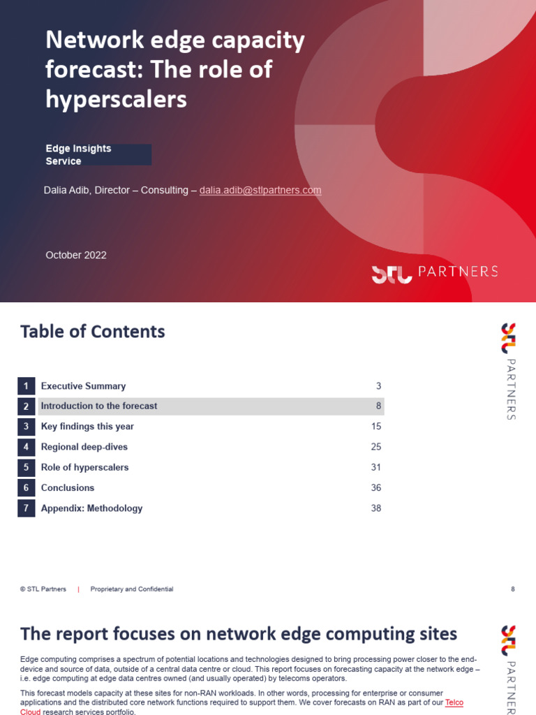 EXTRACT - Network Edge Capacity Forecast - The Role of Hyperscalers - October 2022 | PDF | Data ...