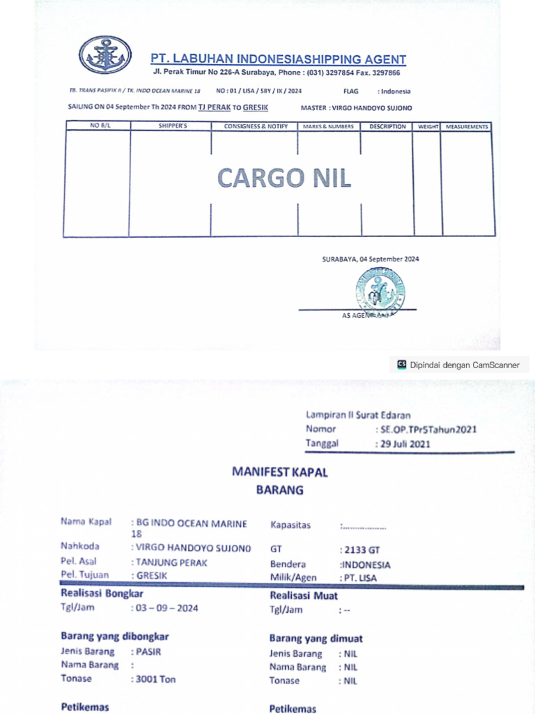 Cargo Nil | PDF