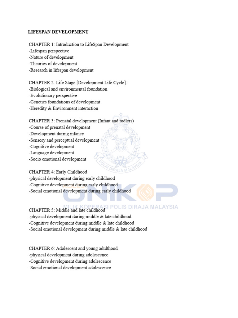 Lifespan Development | PDF | Science & Mathematics