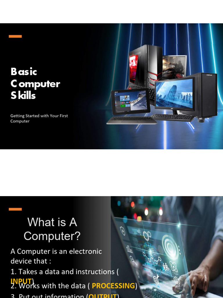 Basic Computer Skills Merged | PDF | Mac Os | Graphical User Interfaces