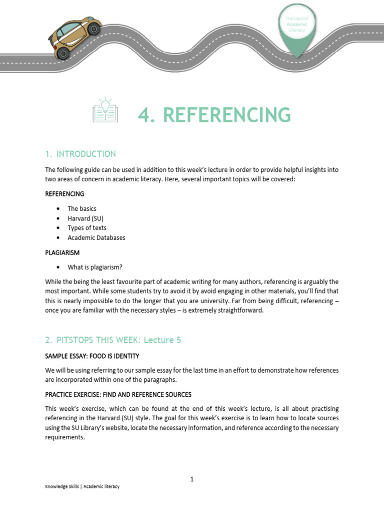 [Week 11] Referencing PDF | PDF | Citation | Bibliography