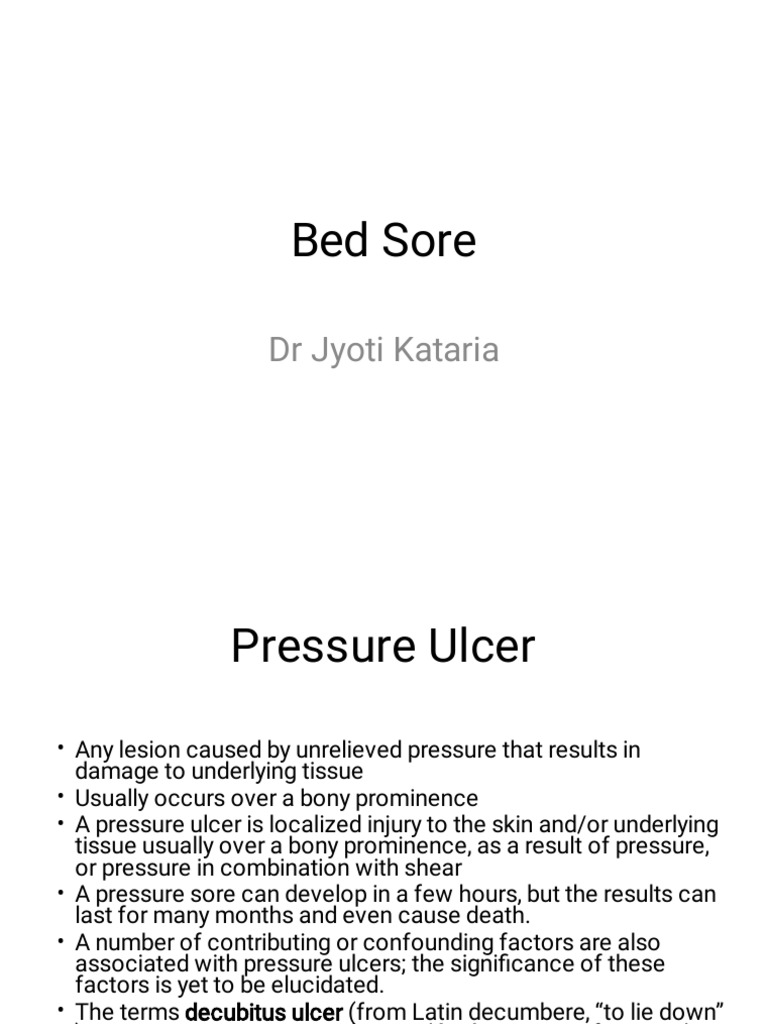 Bed sore | PDF | Clinical Medicine | Medical Specialties