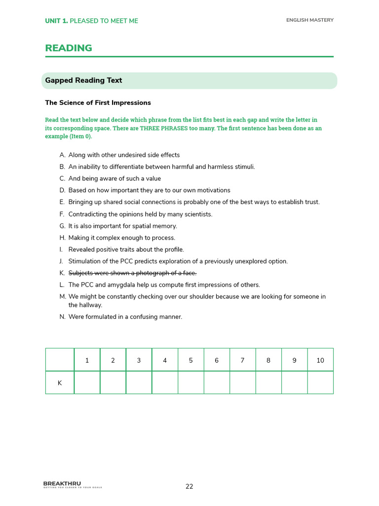 The Science of First Impressions | PDF | Amygdala | Attention
