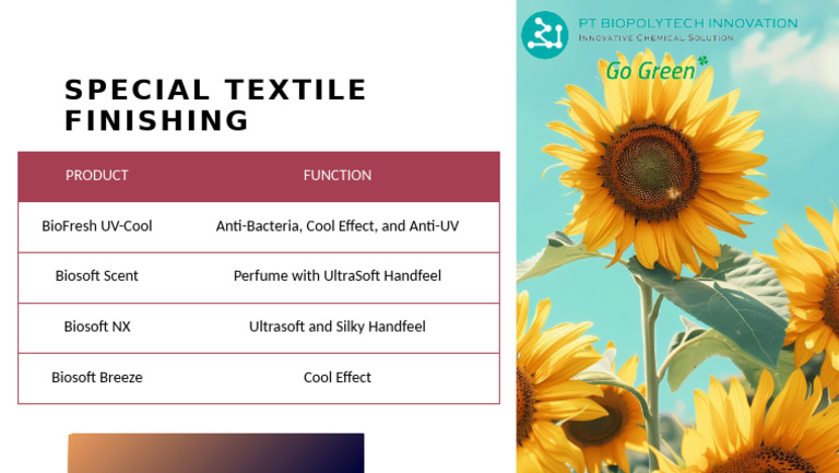 Textile Finishing Products Guide | PDF