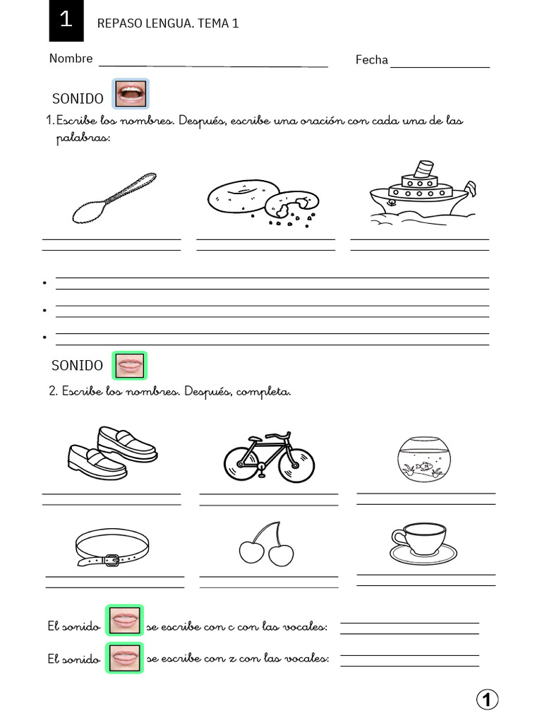 Repaso Control 3º | PDF | Lingüística