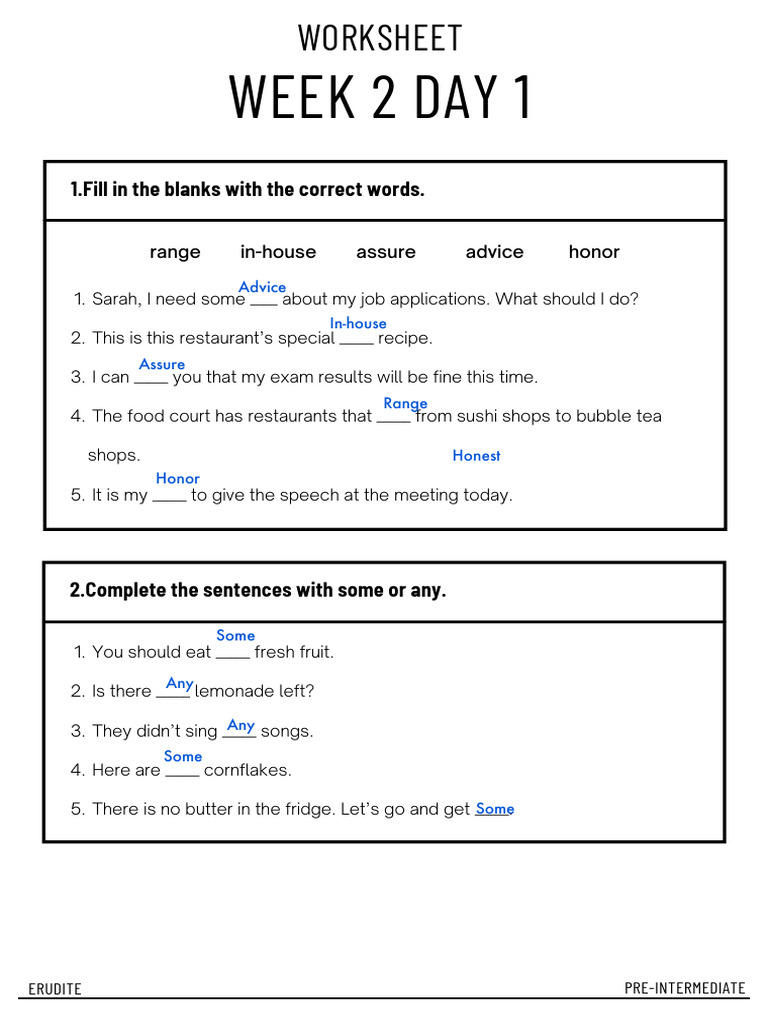 PI Revamp W2D1 Worksheet | PDF | Cuisine | Foods