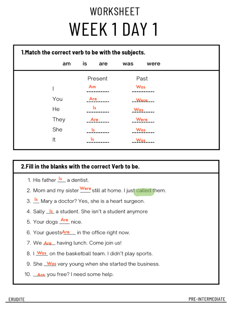 PI Revamp W1D1 Worksheet 2 | PDF