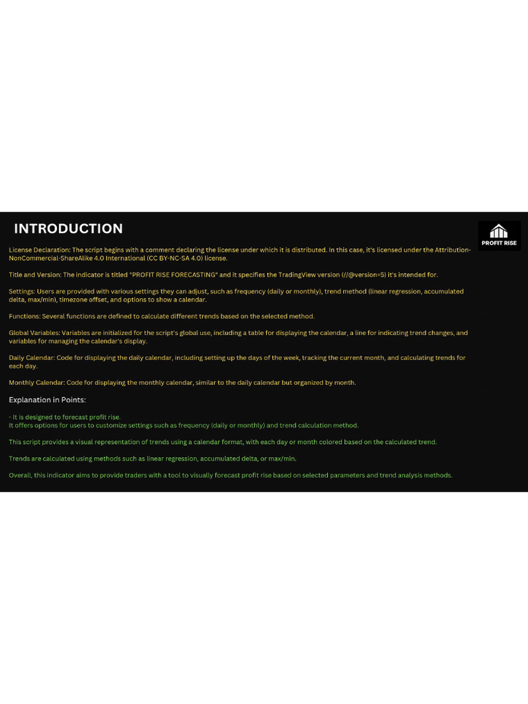 Profit Rise Indicators (1) - 1 | PDF