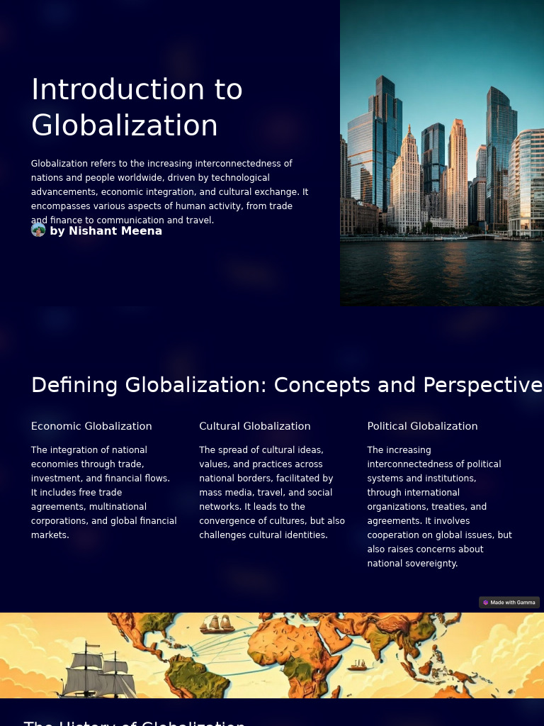 Introduction To Globalization | PDF | Globalization | International Economics