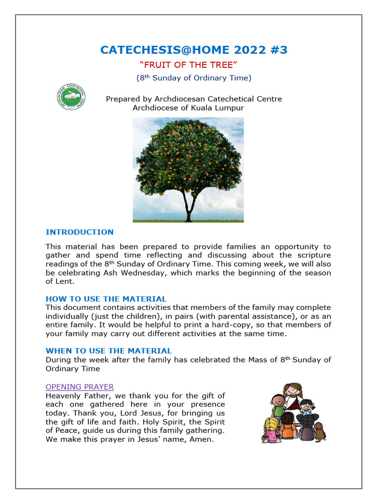 Ash Wednesday Worksheet | PDF | Lent | Jesus